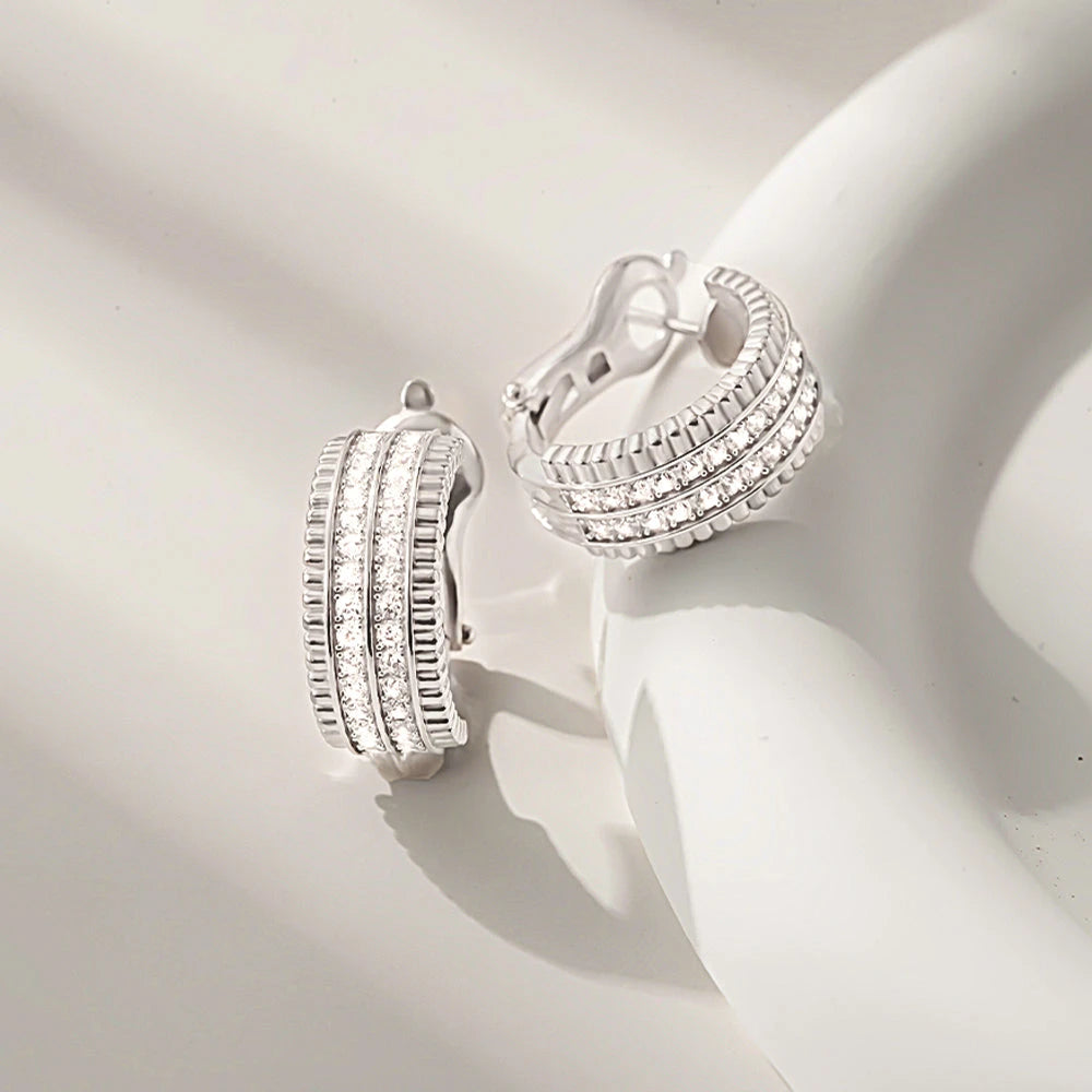 Silver Earrings | D-POW